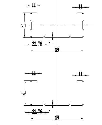 C89 C140 LGS Light Gauge Steel Villa House Structure Machine