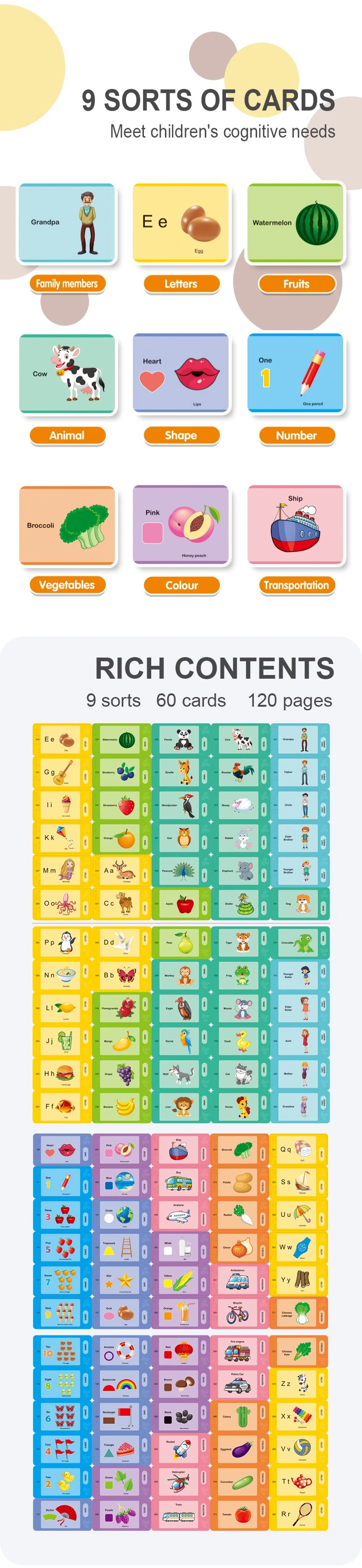 Baby Preschool Educational Toy English Word Reader Y Card Inserter Kids ...