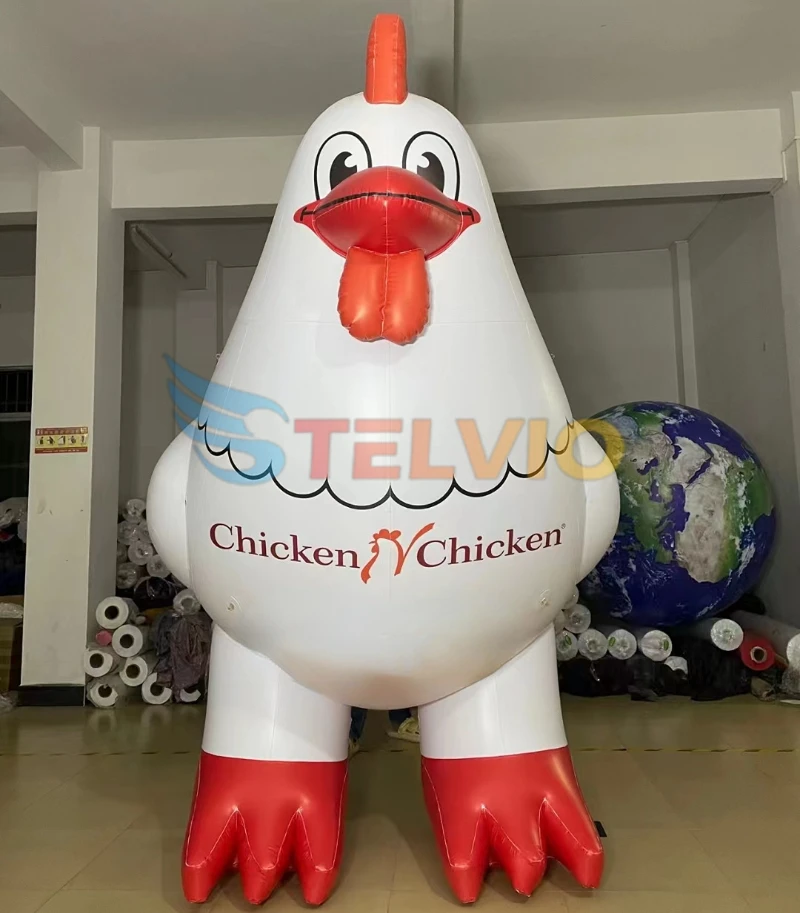 Customized Giant Inflatable Cartoon Character Model Inflatable Blue ...