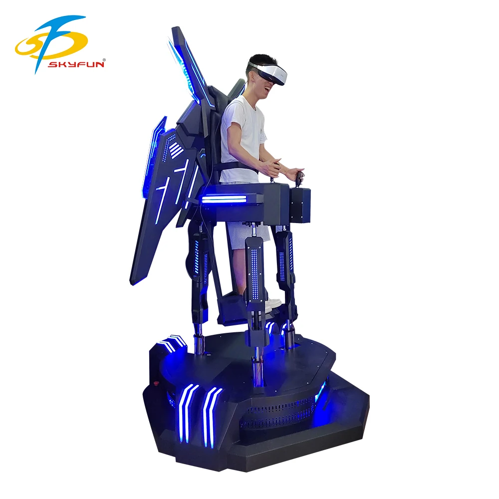 Highly Interactive Indoor Vr 360 Simulator Virtual Equipment Vr Flying Standing Wing Machine ...