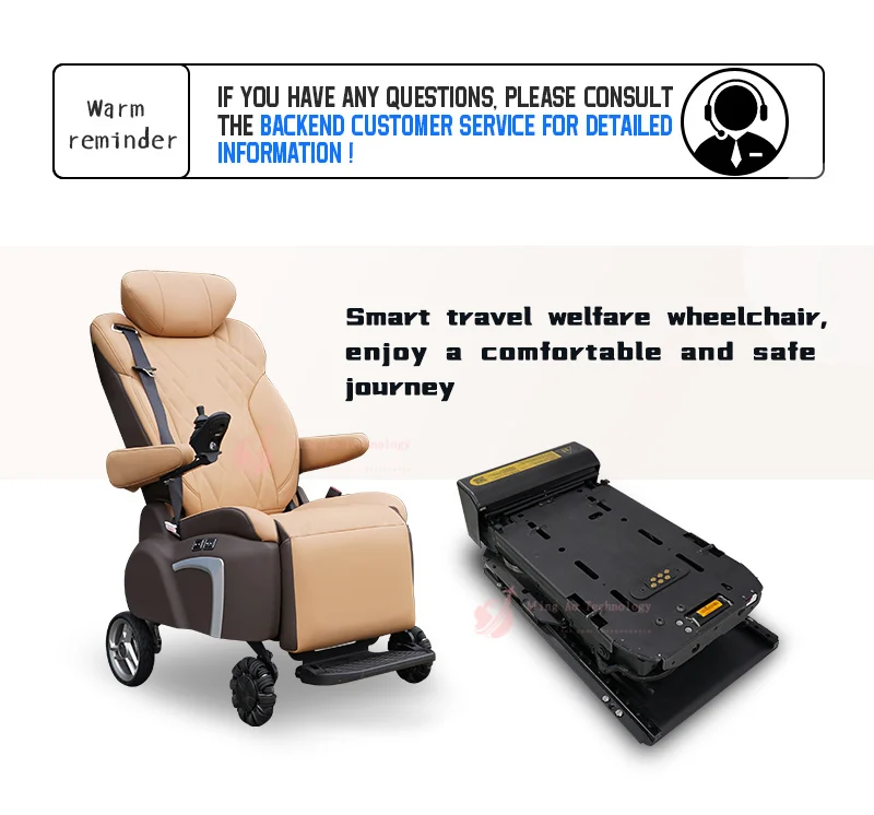 Luxury Electric Adjustable Leather Car Seat for Handicapped Wheelchair ...