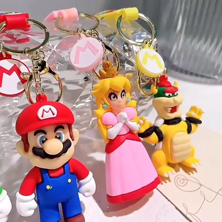 2023 Wholesale 3d Creative Ty-super Mario Gift Key Chain Gift For ...