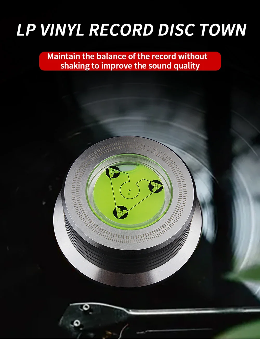 Record Weight Stabilizer - Enhance Vinyl Playback Quality