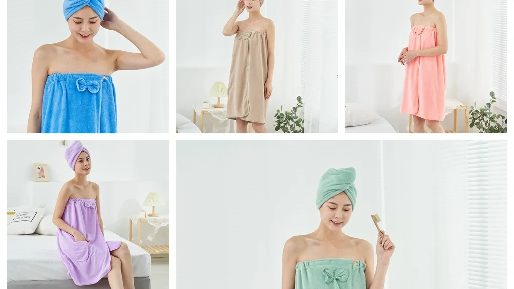 Factory Directly Microfiber Body Wrap Soft Beauty Sexy Tube Top Women ...