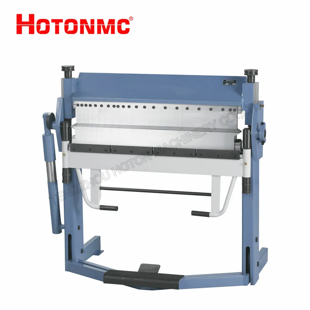 Hand Metal Sheet Bending Machine Pbb1270/3sh Sheet Metal Manual Folding ...