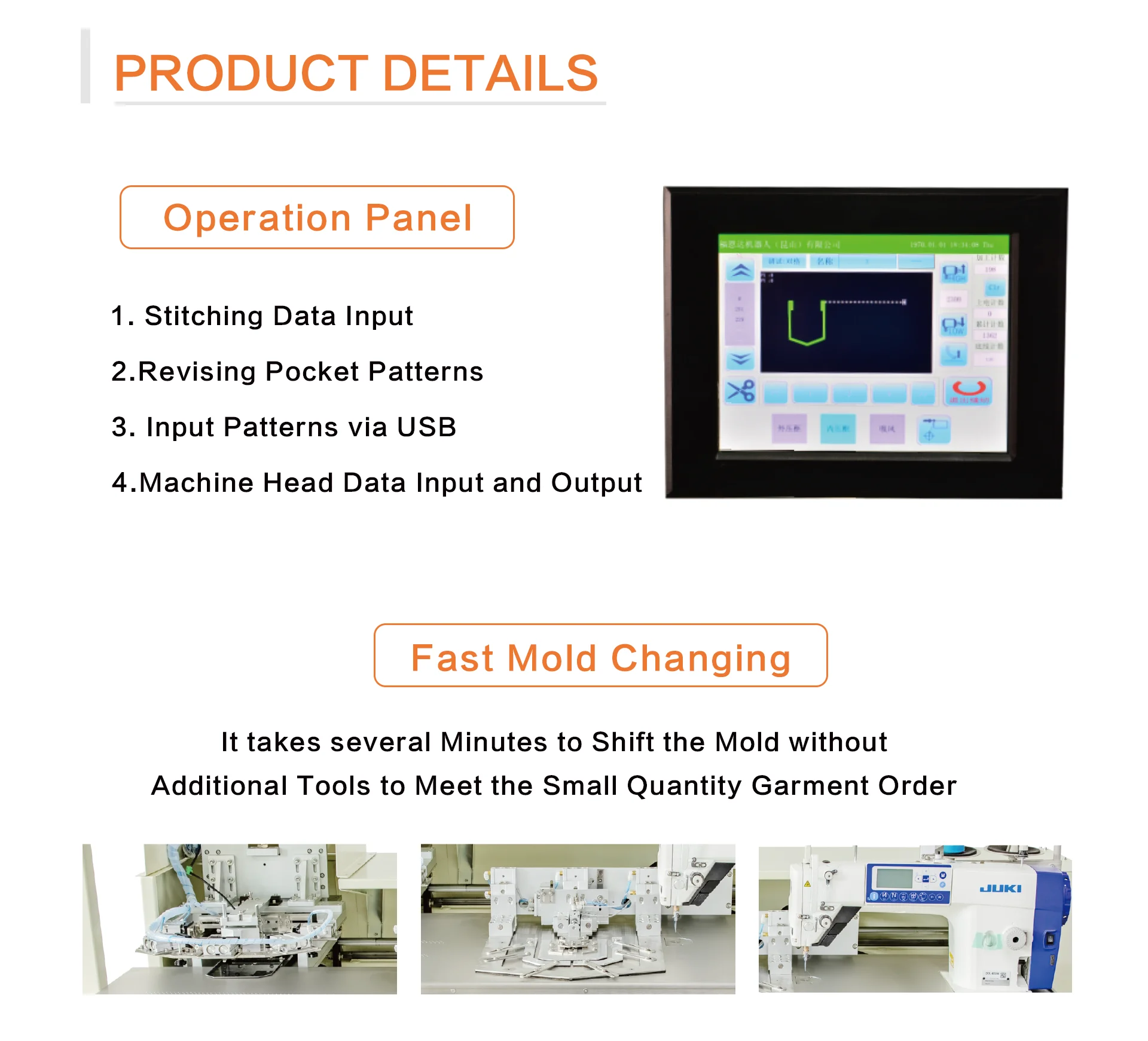 Top Popular Somax SM-19S Automatic Pocket Attaching Industrial Sewing ...