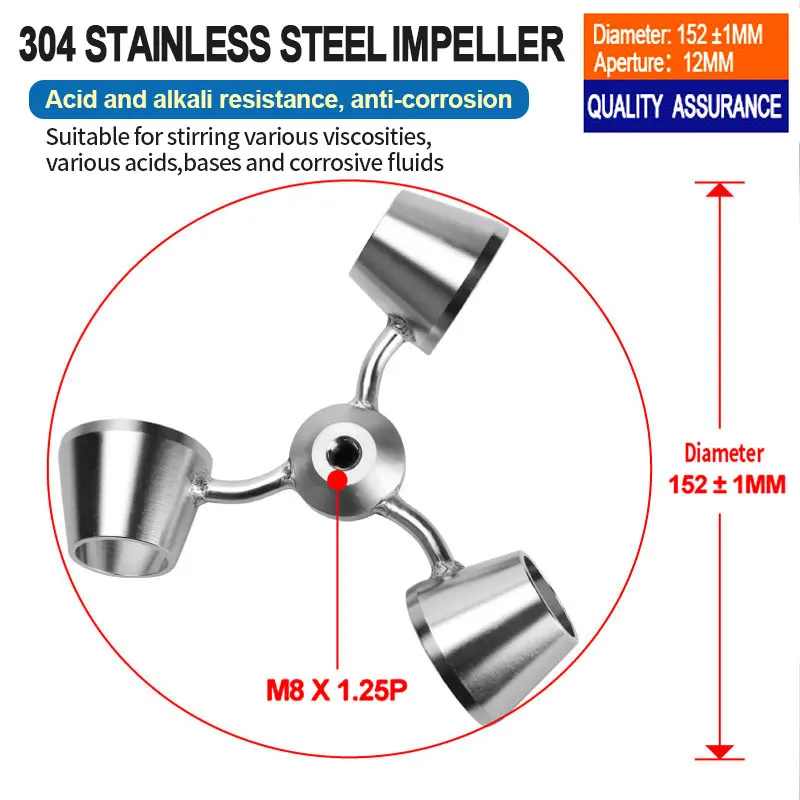 SUS304 Plate Disk Agitator Blade - Durable & Customizable