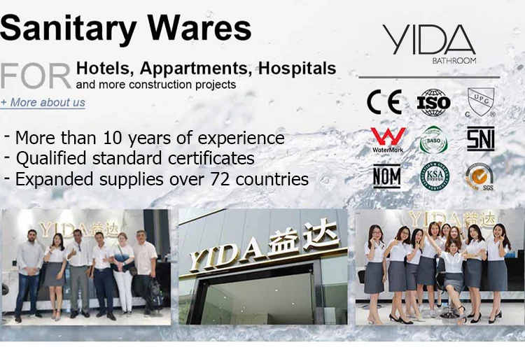 Yida Luxury Chinese Cheongsam Style Dual-flush Ceramic Wc Floor Mounted ...