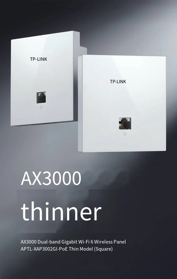 Tp-link Thin Ax3000 Dual Frequency Gigabit Tl-xap3002gi-poe Panel Wifi6 ...
