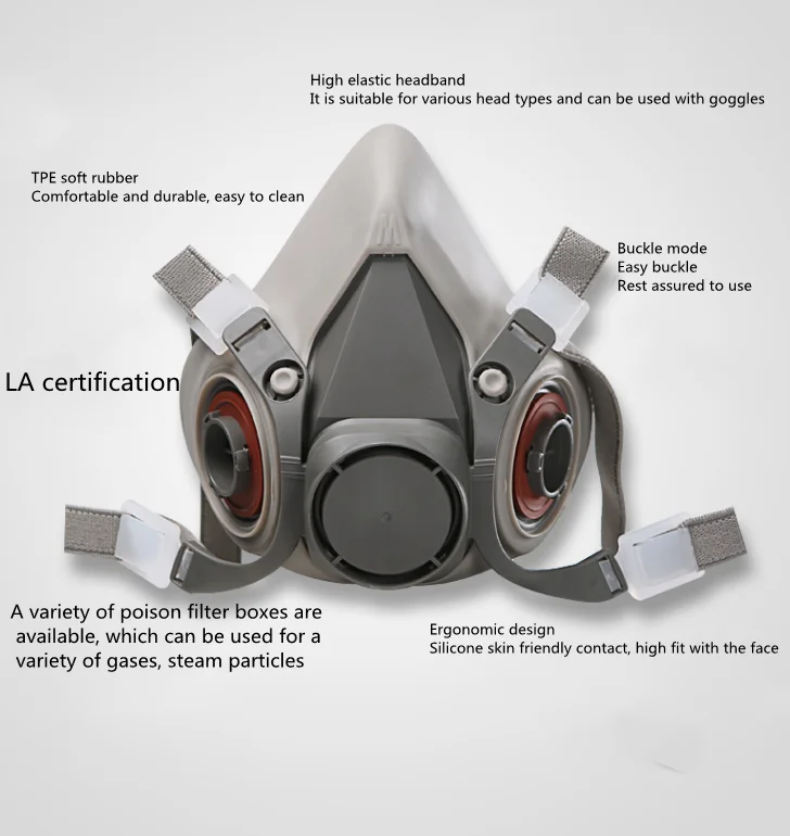 Ut 6300 Respirators Labor Protection Chemical Resistant 6100 6200 6300 ...