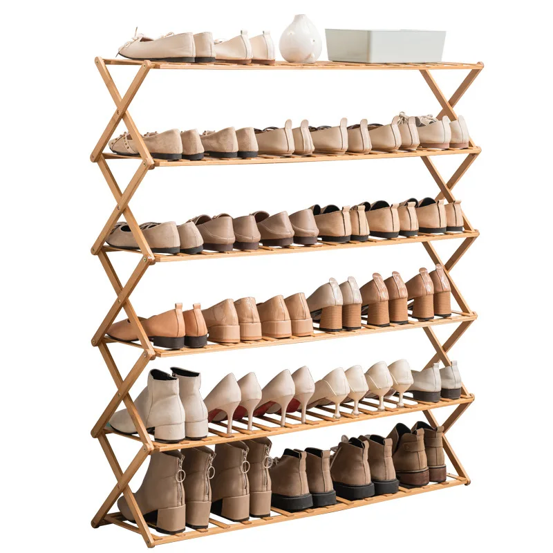 Shoe Rack Bamboo Shoe Rack Storage Durable Wooden Shoe Rack Stand ...
