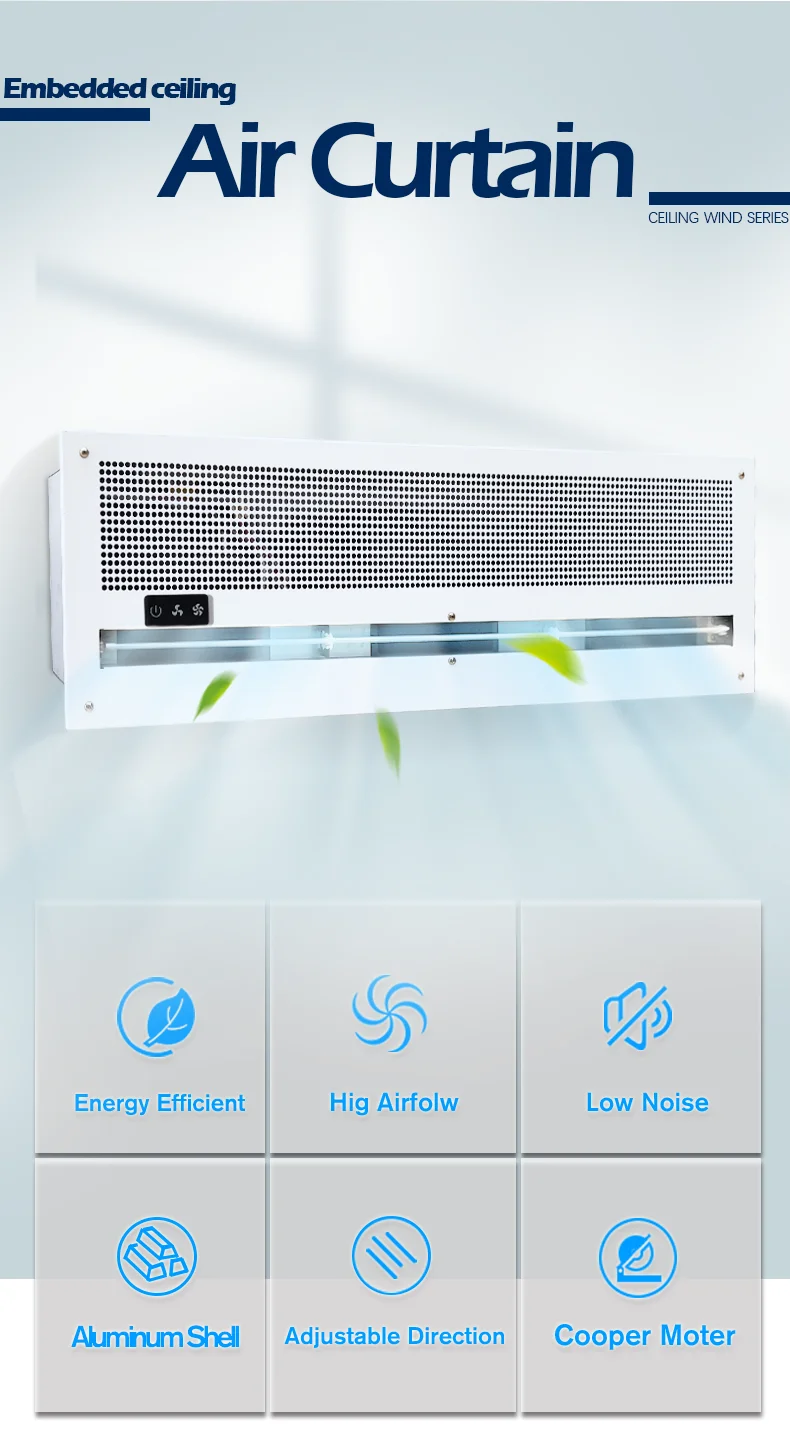 Miwind Custom Recessed Stainless-steel Air Curtains In Ceiling - Buy ...
