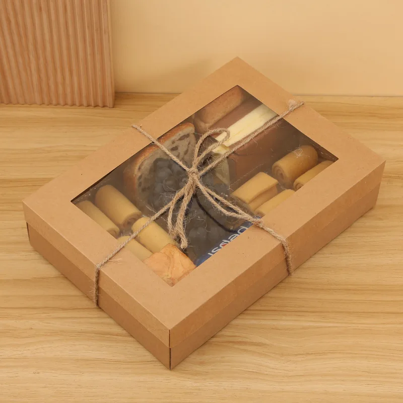 Wholesale Eco-Friendly Cardboard Picnic Boxes with PVC Window