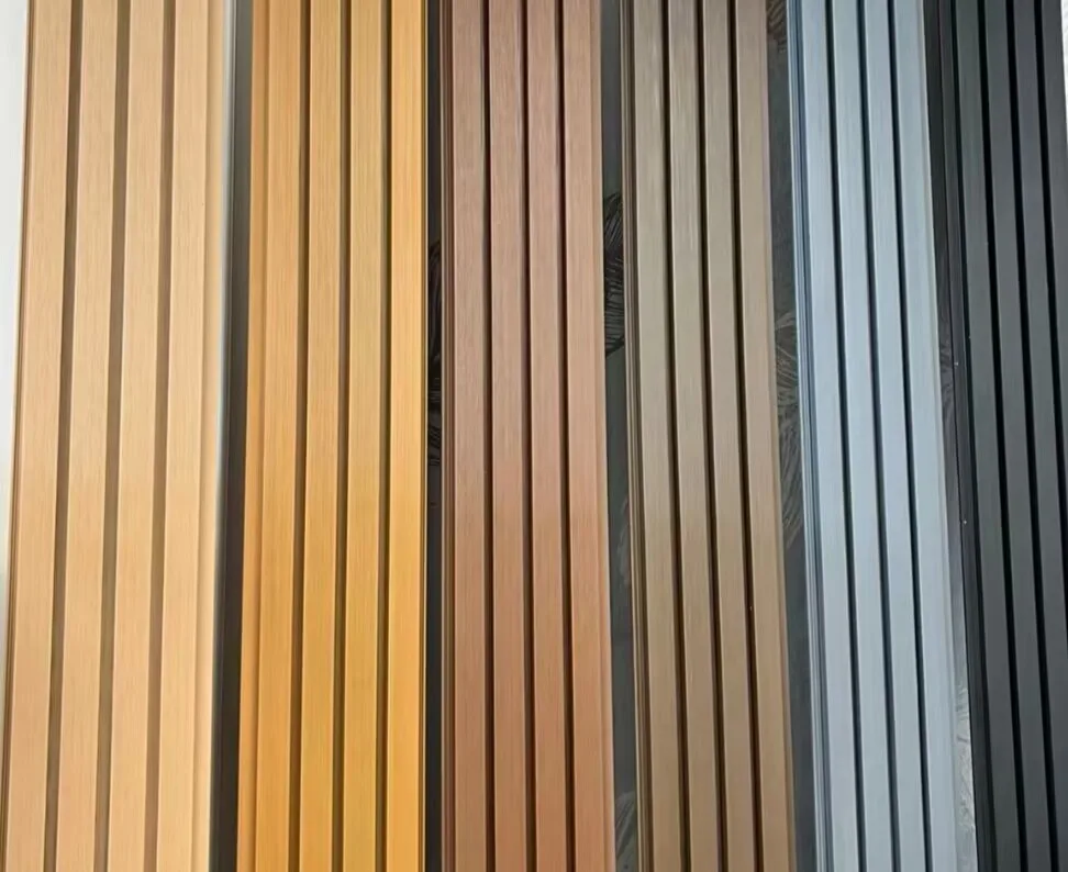 Vertical WPC Fluted Wall Panels - Durable Exterior Cladding