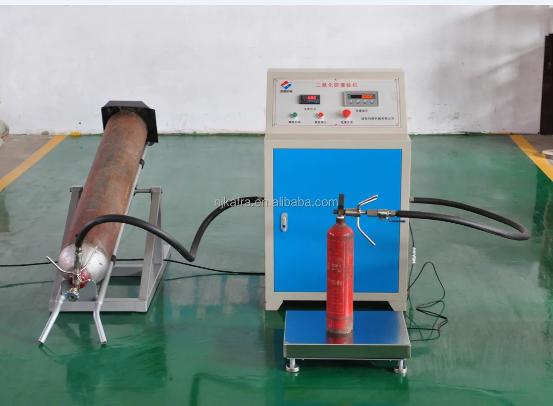 Mobile Fire Extinguisher Carbon Dioxide Filling Machine Fire ...