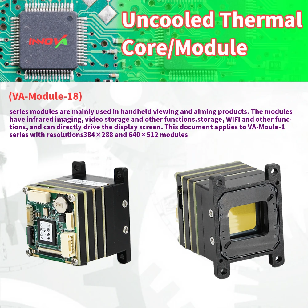 Clear Image Lwir Infrared Uncooled Thermal Image Camera Module Thermal ...