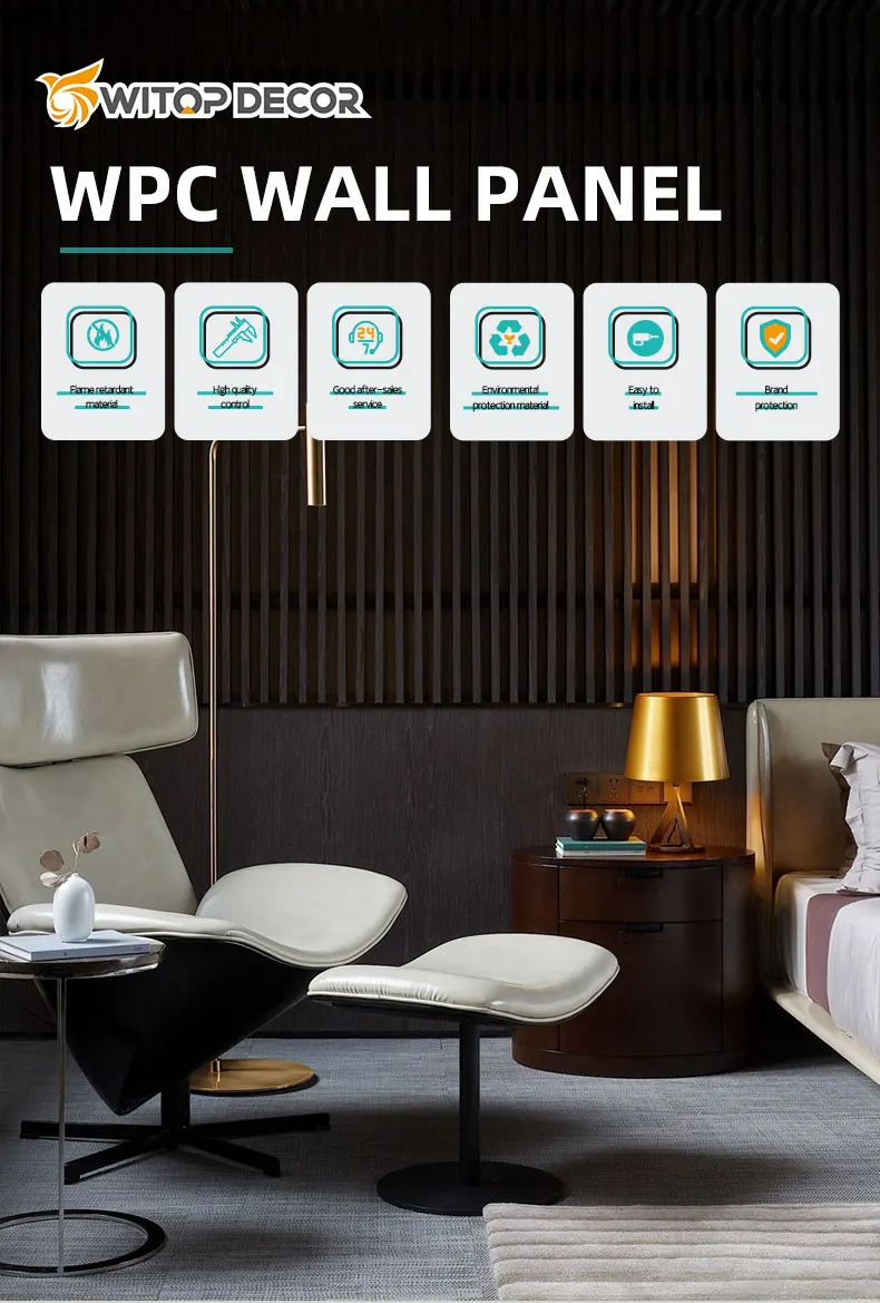 Decorative Wall Cladding Classic Wall Panel Wpc Wall Panel For Bedroom ...