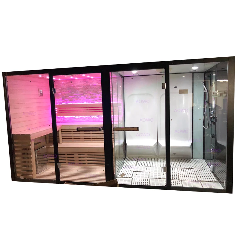 Steam Sauna Combo Prefab Houses - Modern Luxury Far Infrared