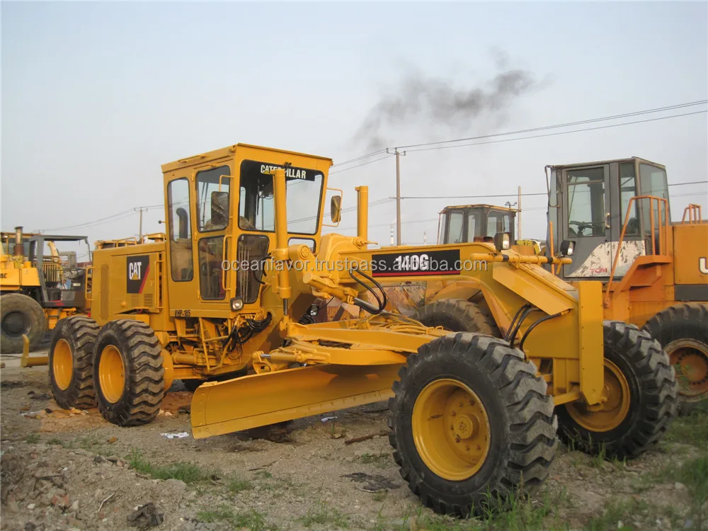 Japan Made Caterpillar Road Construction Motor Grader 140g,Second Hand ...