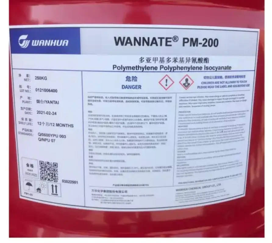 Polymeric Mdi Iso And Polyol Mix Together Pm200 Wanhua - Buy Polymeric ...
