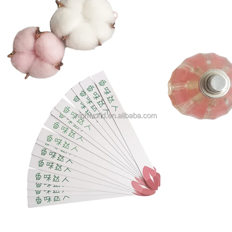 Custom Design Smelling Essential Oil Test Card Sniff Fragrance Perfume ...