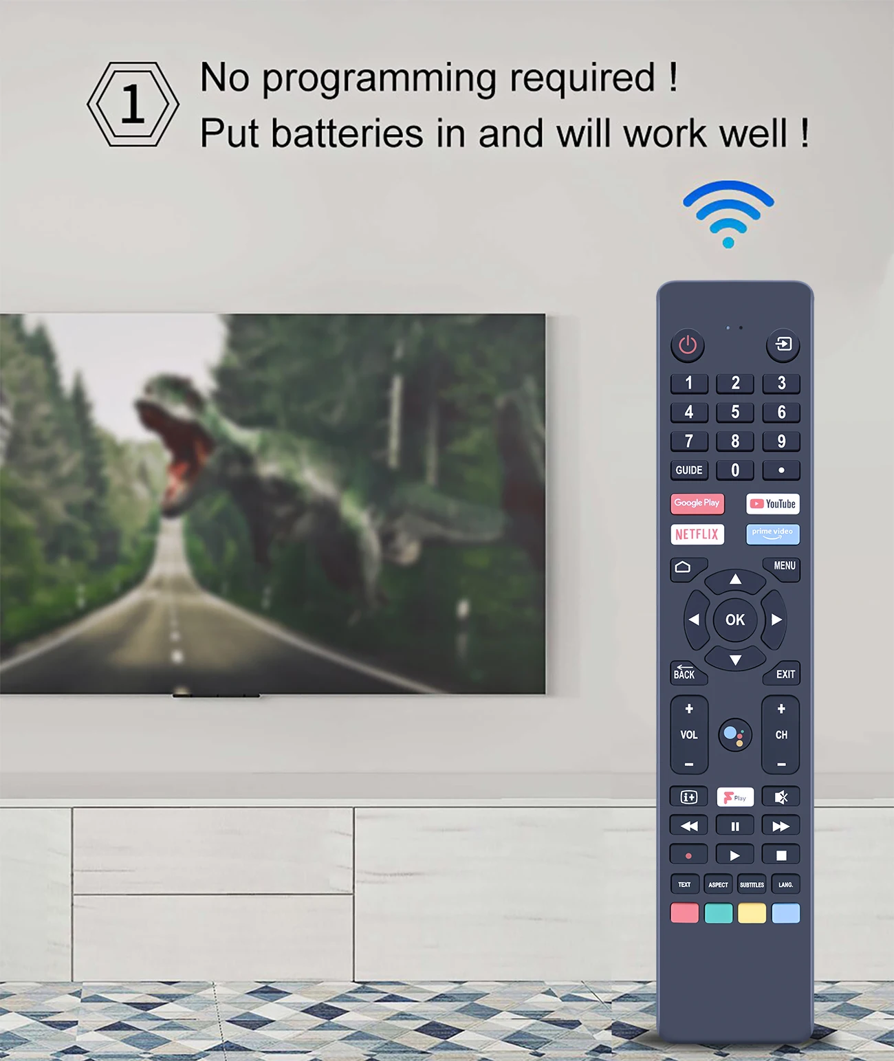 Rm-c3250 Remote Control For Jvc Smart Lt-32ca790 Lt-40ca790 Lt-32ca690 ...