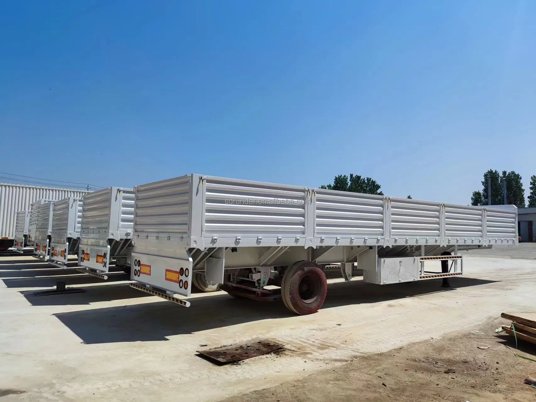 3 Axles Cargo Truck Van Trailer - Heavy Duty & Versatile