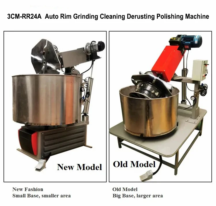 Fully automatic rims polishing machine Wheel rim grinding/rust removal ...