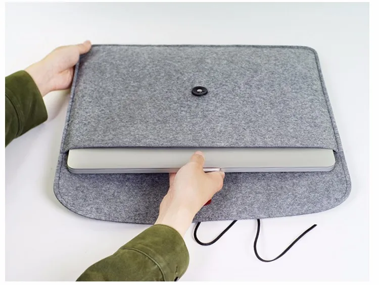 Felt Document Carrier File Folder Bag With Fastener Colorful Folding ...