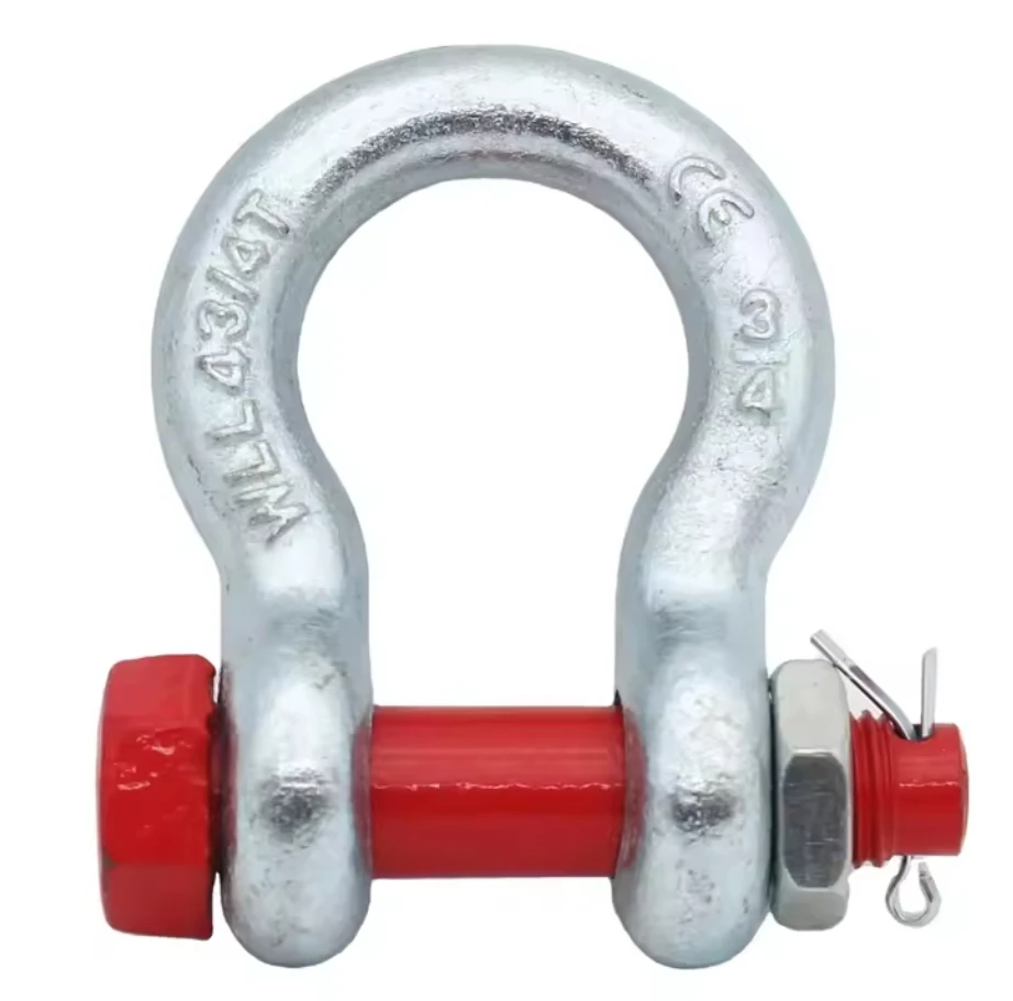 Anchor Shackle 85 ton bow shackles with Galvanized Screw Pin For Anchor ...