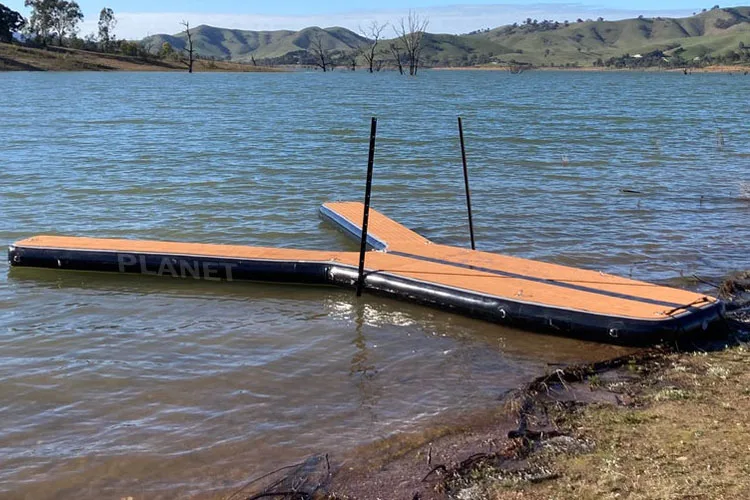 Custom Floating Inflatable Pontoon Jet Ski Dock - V Shape