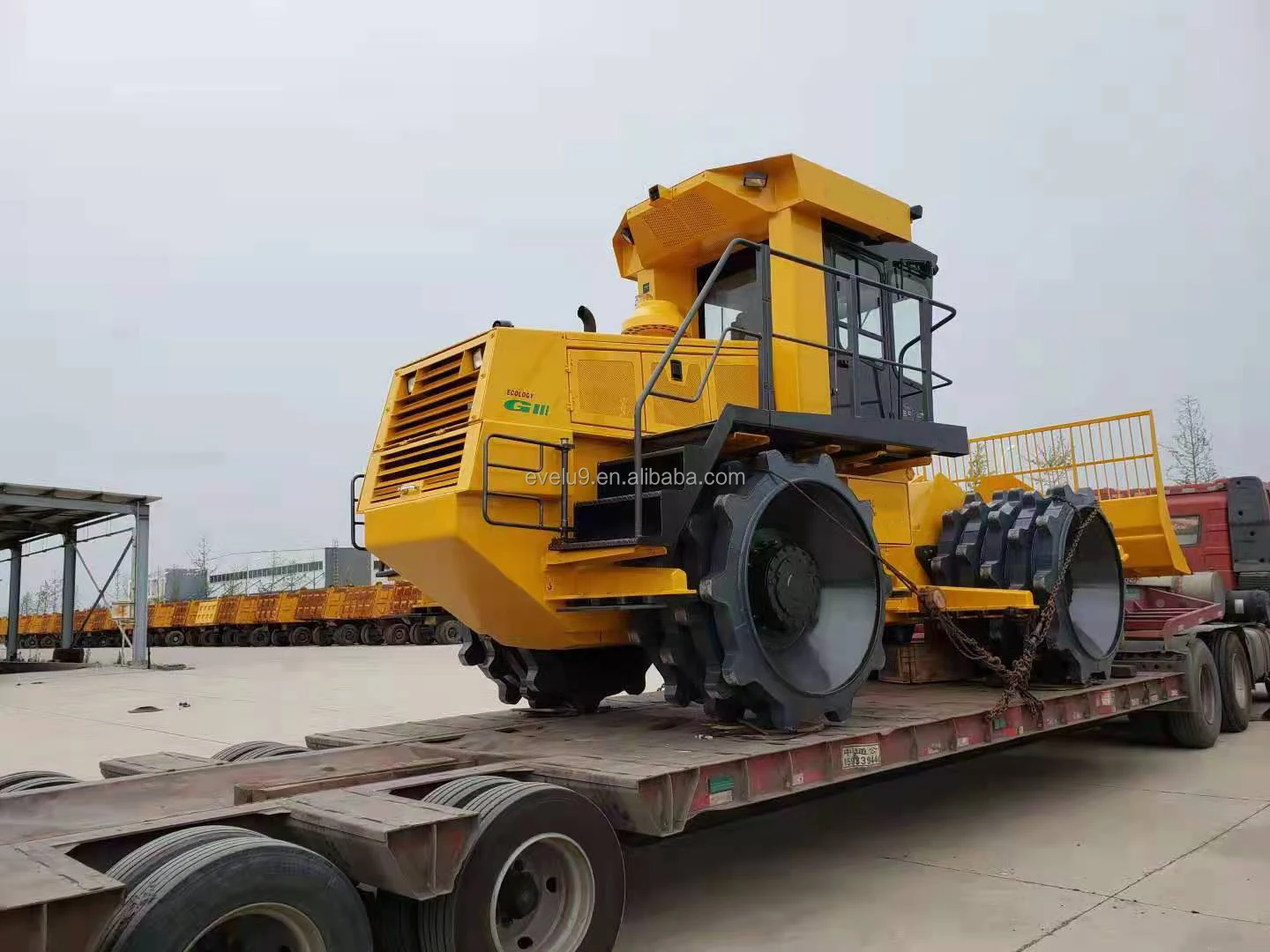 ZKEPAI Powerful 33Ton Vibratory Tyre Roller 4 Wheel Durable SC33 ...