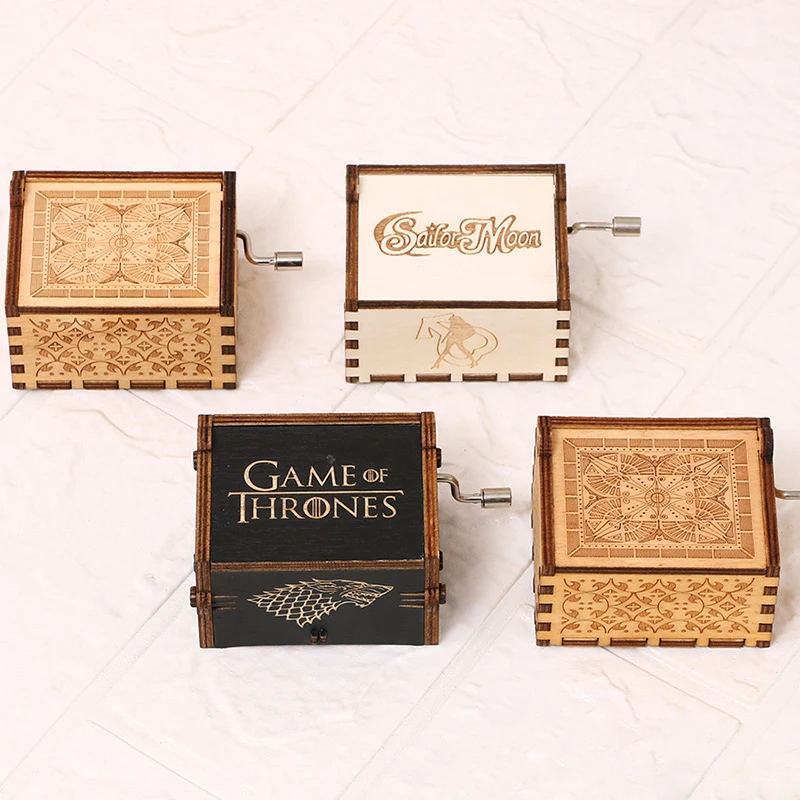 Factory Wholesale Mini Wood Custom Music Boxes Laser Engraved Hand ...