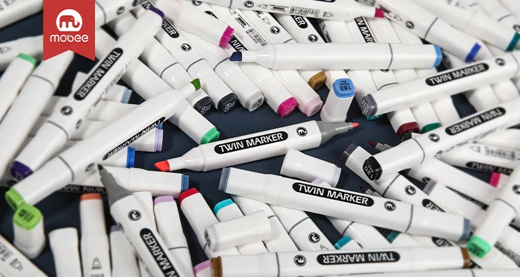 Mobee Art Markers - Versatile Dual Tip Pens for Creatives