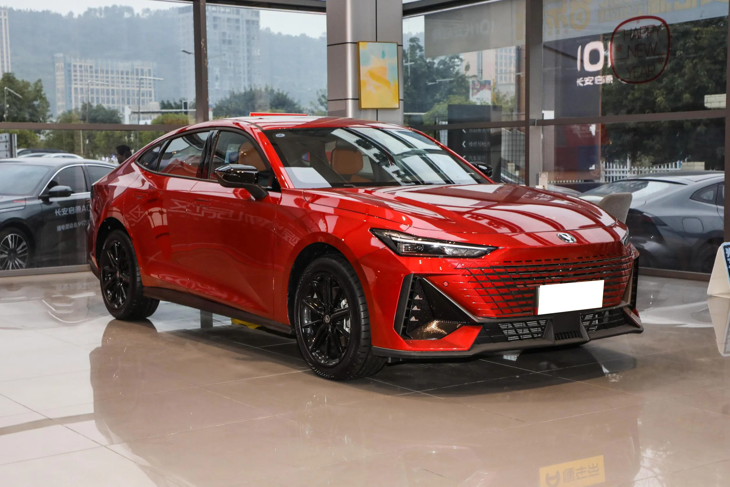 Luxury Electric Car Brand Changan Uni-v Zhidian Idd Compact Electric Car 5 Doors 5 Seats Car ...