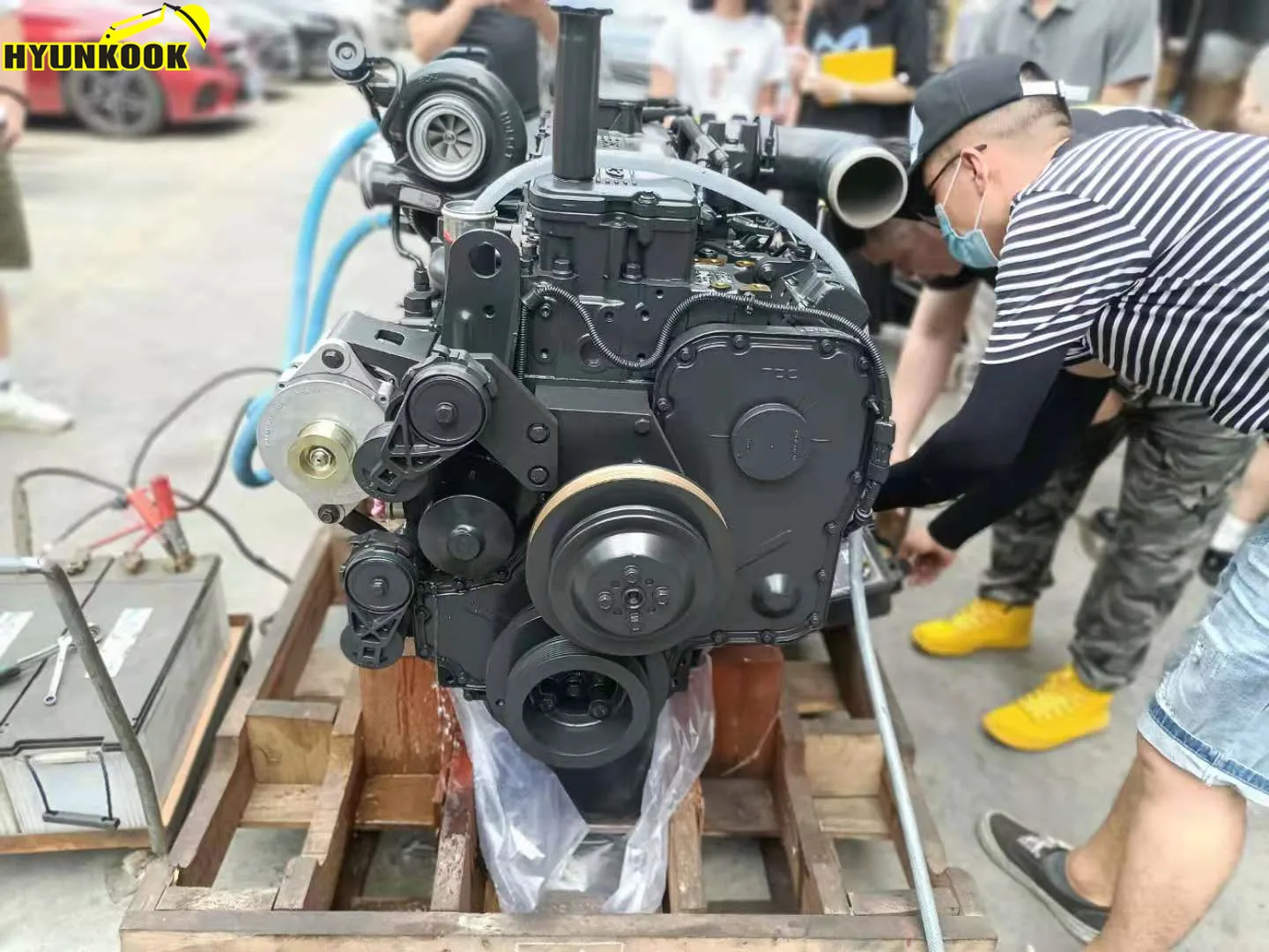 Excavator Saa6d140 6D140 Complete Engine Assembly for Sale