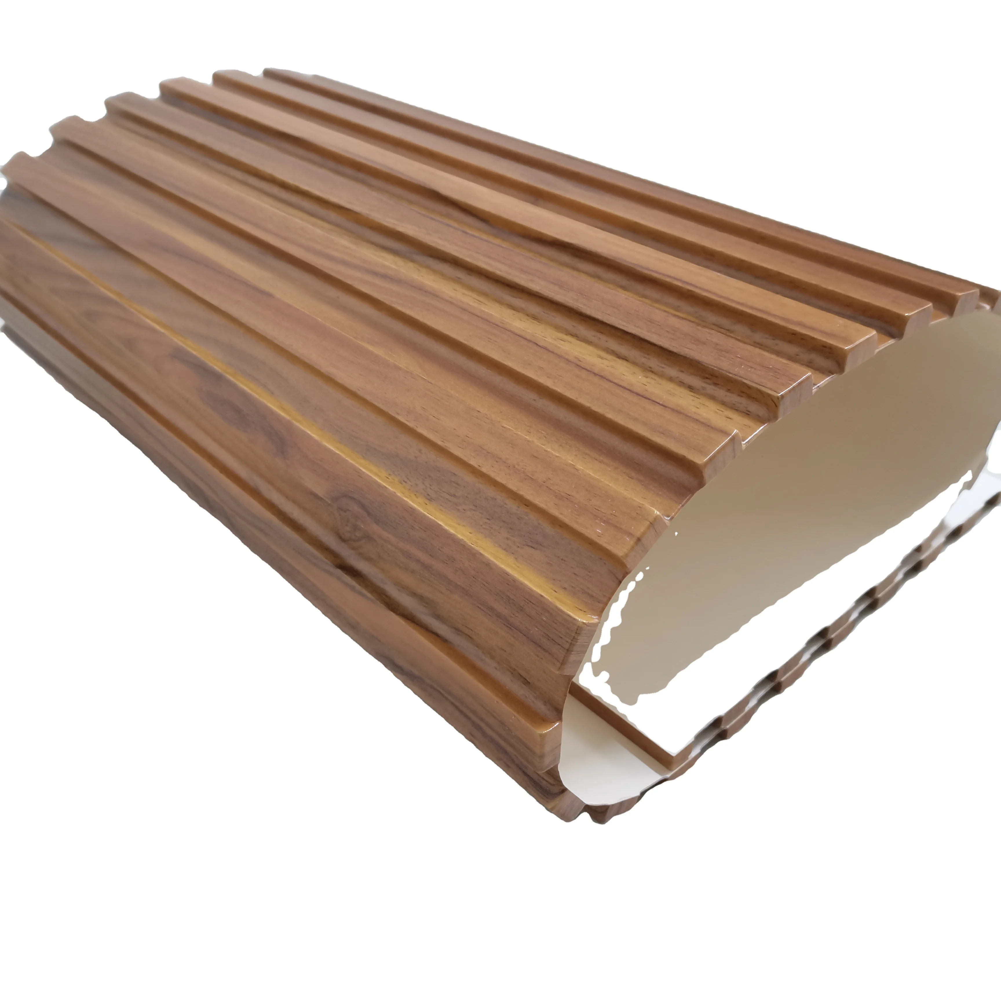 fluted 3D wall art panel solid wood wall panels with wood veneer ...