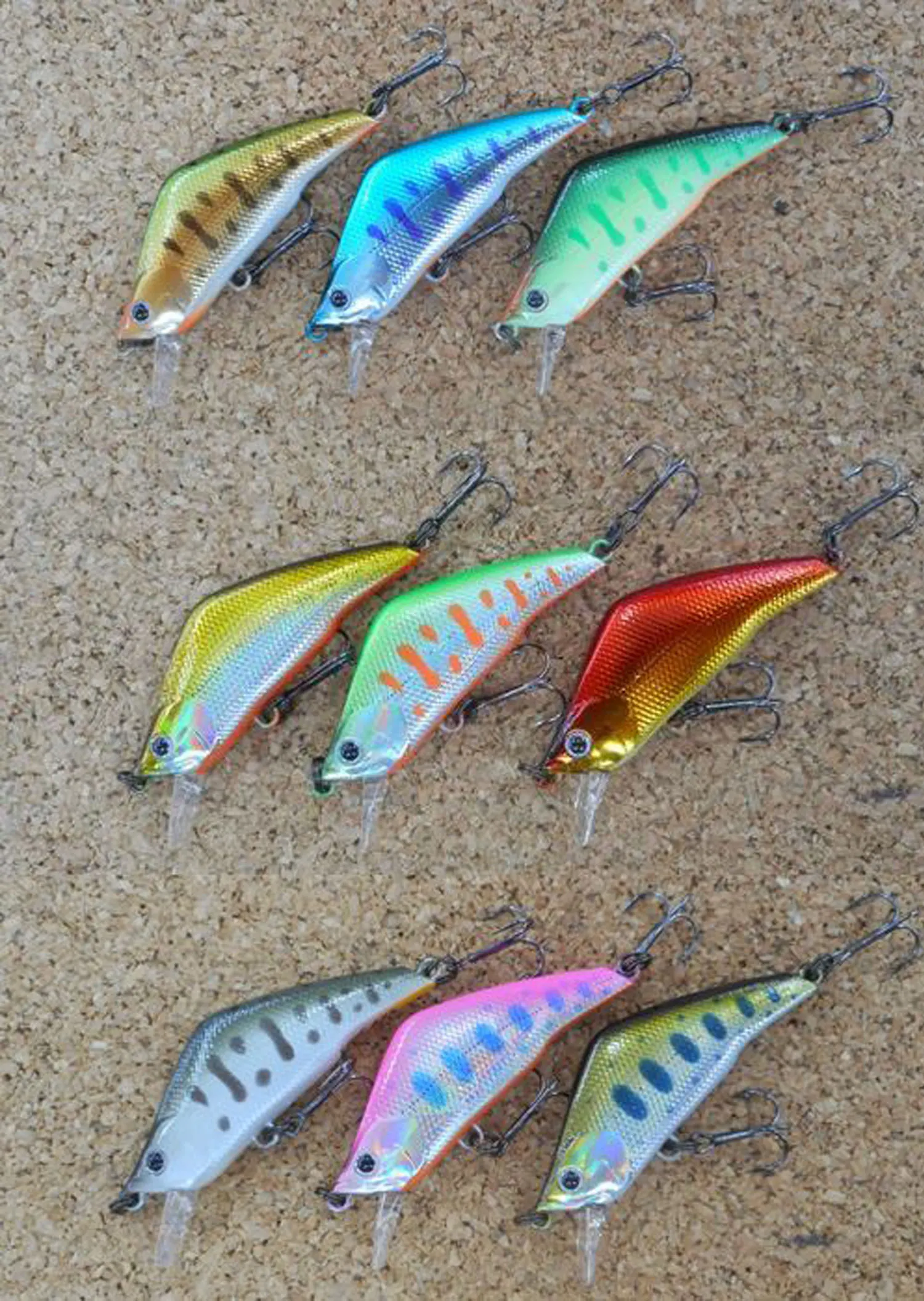 Japanese Design Plastic Sinking Minnow Fishing Lures