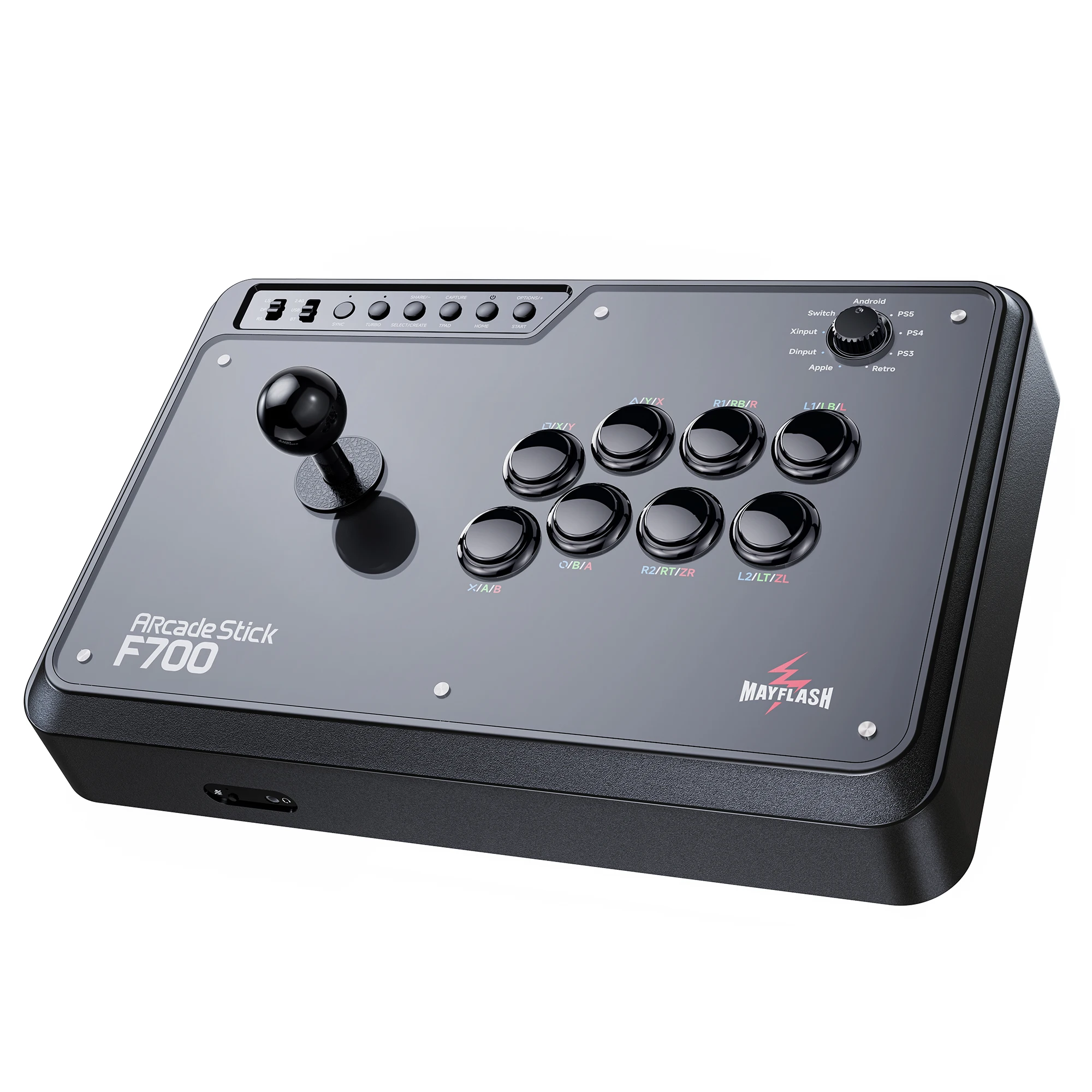 Mayflash Arcade Stick Fight Stick F700 for PS5 for PS4 for PS3 for ...
