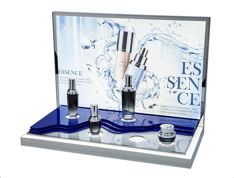 Acrylic Pop Display Stand - Modern Skincare Makeup Display