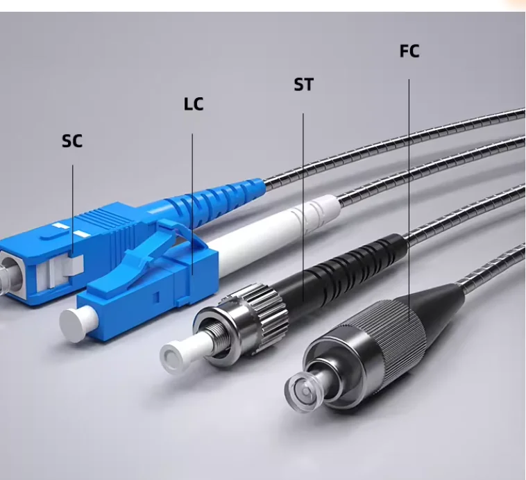 SC/UPC to SC/UPC outdoor armored dual core fiber optic jumper SC FC LC ...