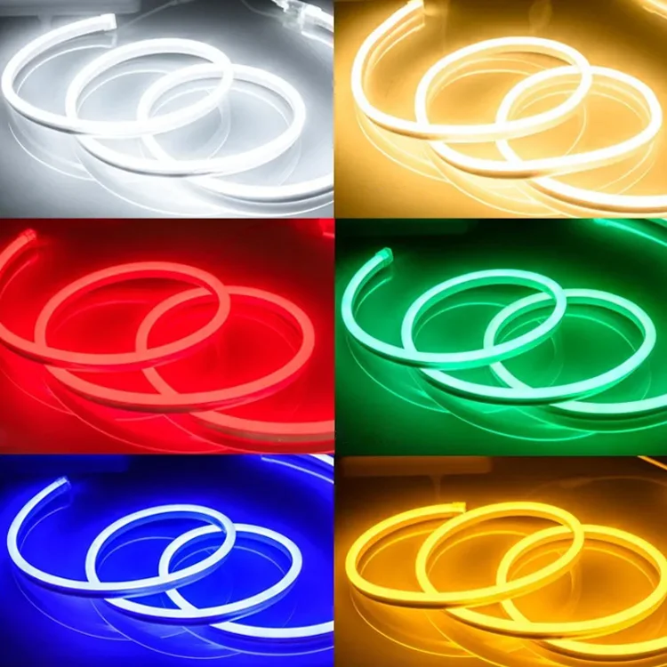 Ip67 Neon Led Flexible Linear Light Silicone Tube Ultra Thin Bright 24v ...