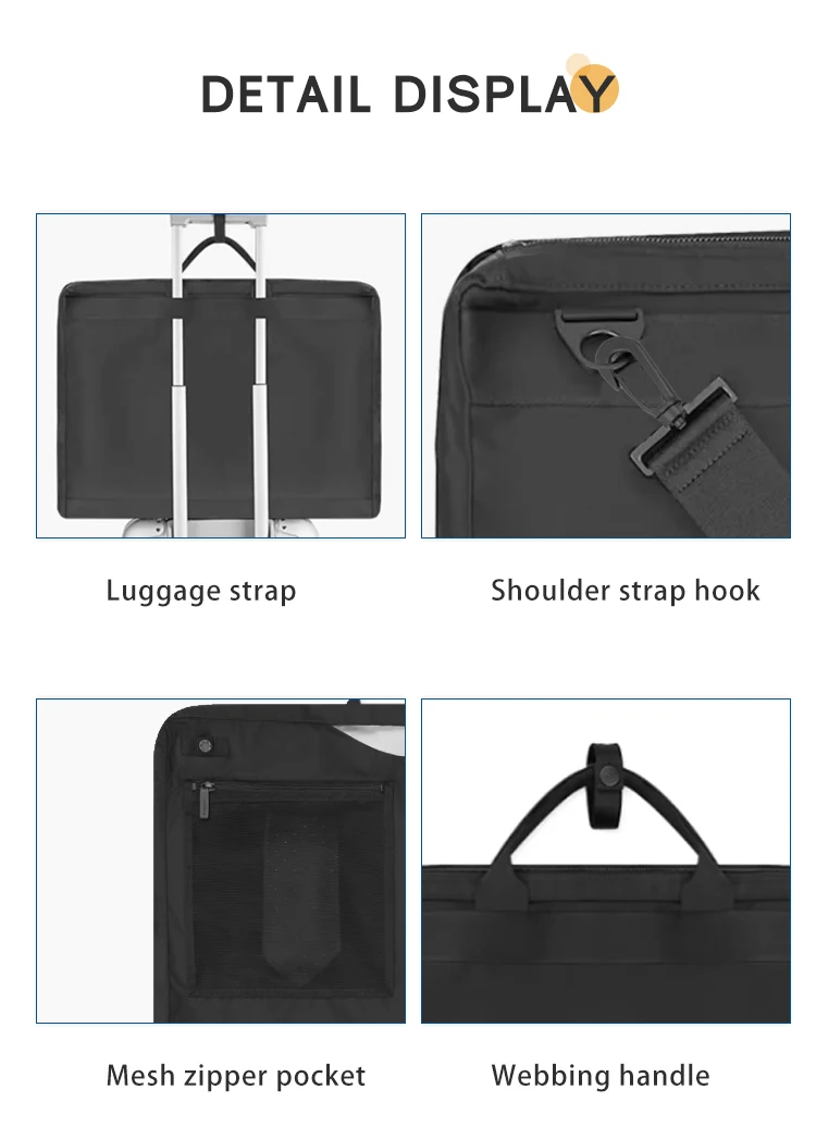 Factory Customized Waterproof Folding Polyester Garment Bag Reusable ...
