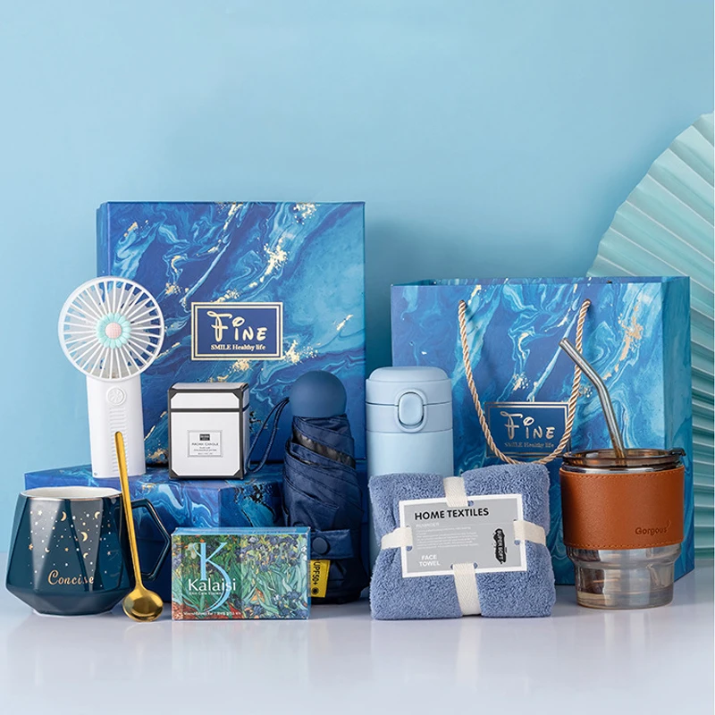 Vacuum Fan Umbrella Gift Set - Perfect for Mom & Weddings