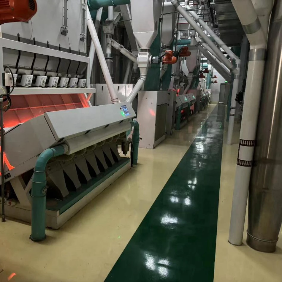 50tons 120tons Automatic Flour Mill Complete Line Plant Manufacturer ...