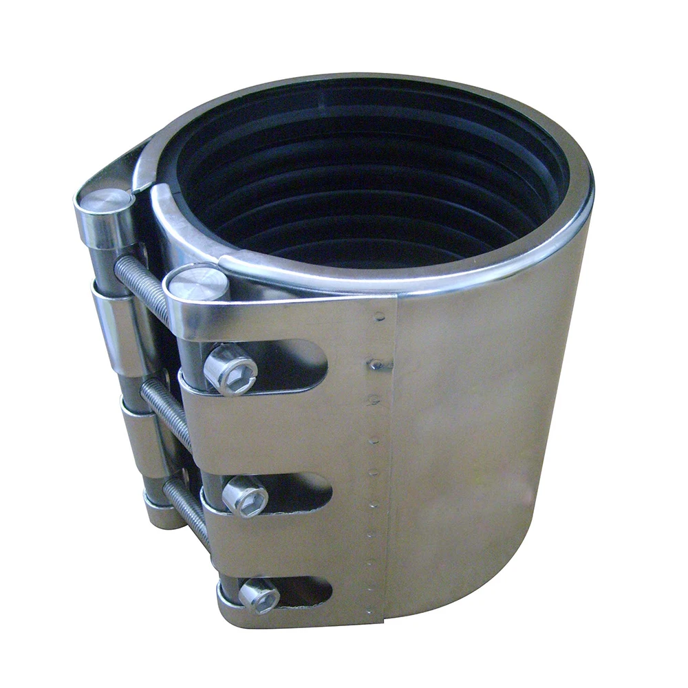 Stainless Steel Single Section Repair Clamps Coupling For Steel,Di,Ci ...