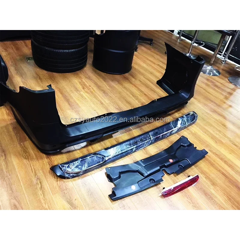 Body Kit Include Front Bumper Assembly Rear Lip Exhaust For Mercedes Benz V Class W447 2016-2020 ...