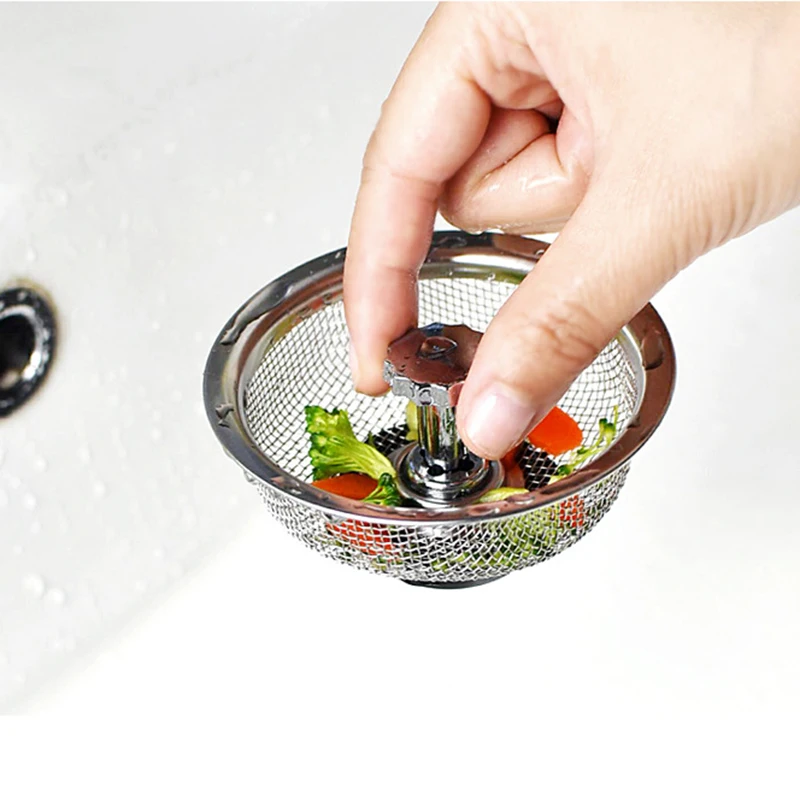 Stainless Steel Kitchen Filter Screen Sewer Anti-clogging Filter ...