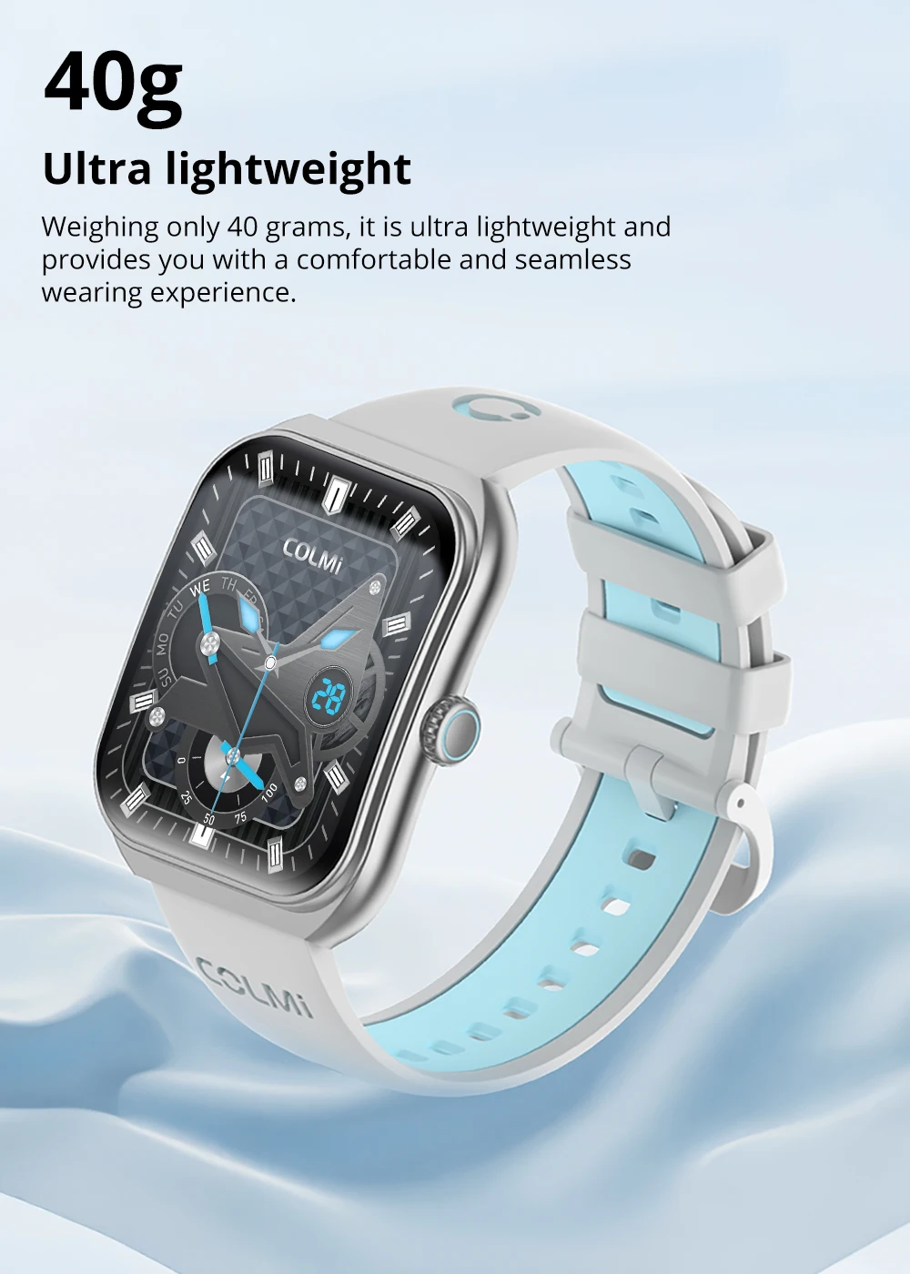 COLMI P86 Smart Watch - AMOLED Display & Answer Call Function