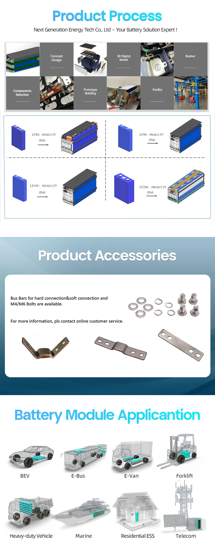 12V 315Ah Lithium Ion EV Battery Module 315Ah & 300Ah Storage Lifepo4 ...